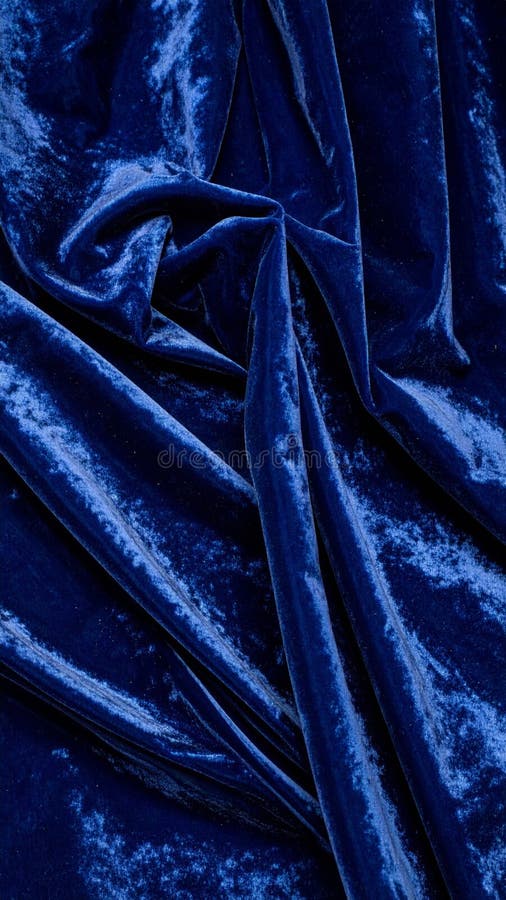 Deep Blue Velvet Fabric Texture Background Stock Illustration ...