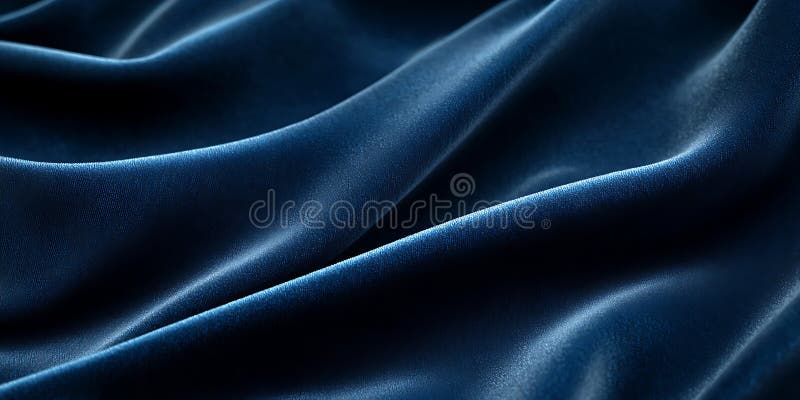 Deep Blue Velvet Texture Luxury Fabric Background Stock Illustration ...