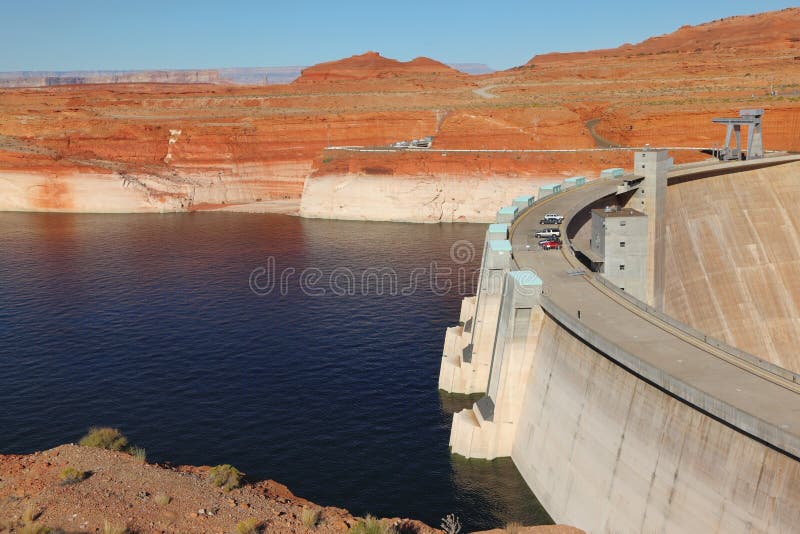 The Deep Blue Water of the Colorado River Stock Photo - Image of ...