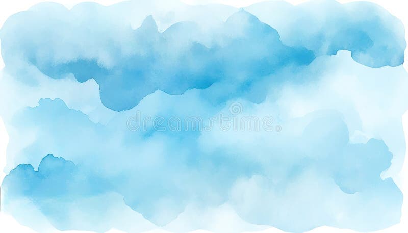 Deep Blue Watercolor Texture Background for Banner. Stock Illustration ...