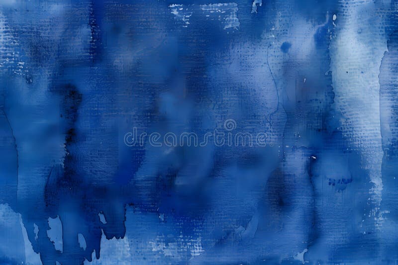 Deep Blue Watercolor Texture Background Stock Illustration ...