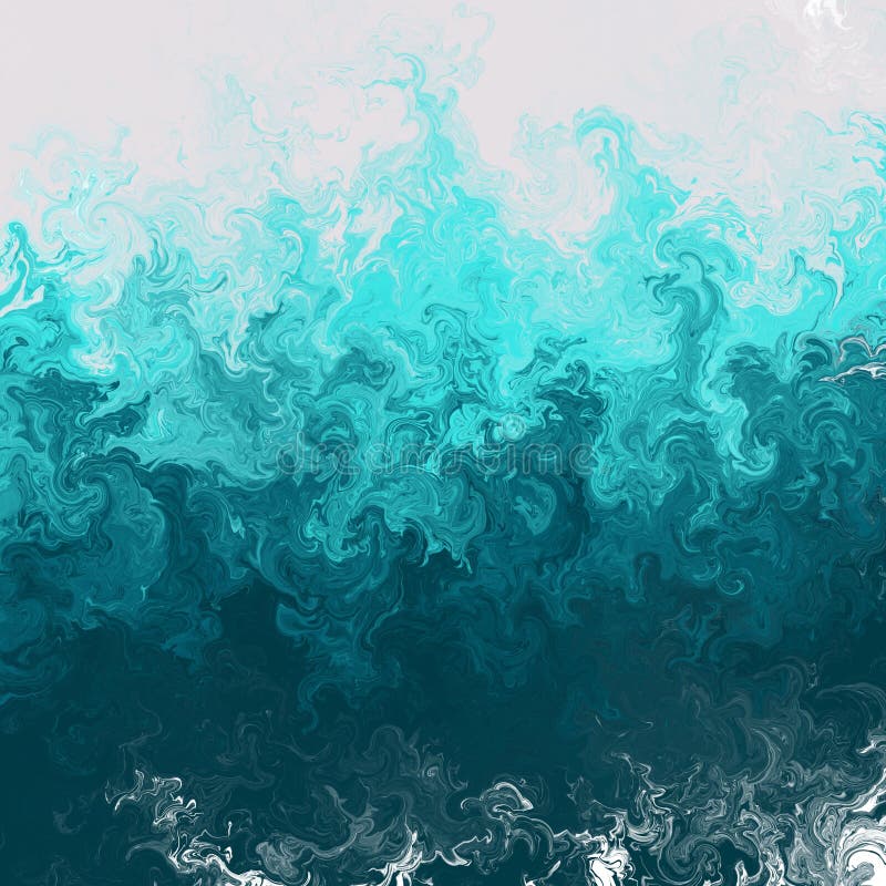 Deep Blue, Blue and White Colours Mix. Swirl Distortion Effect Stock ...