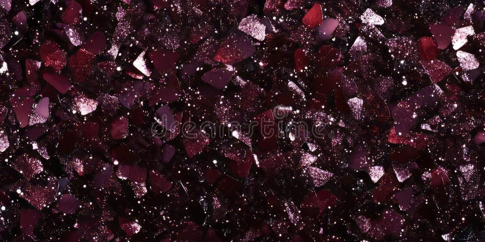 A Deep Burgundy Glitter Backdrop, with Large Sparkling Flakes Adding a ...