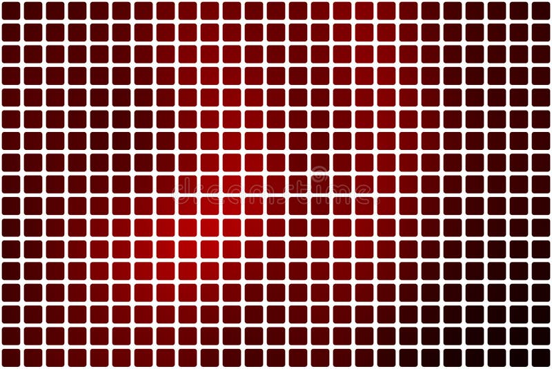 Deep Burgundy Red Abstract Rounded Mosaic Background Over White Stock ...