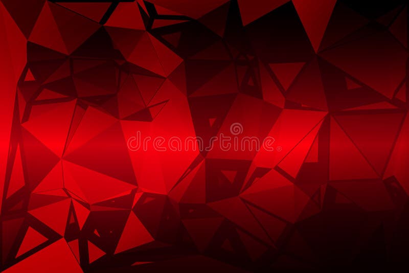 Deep Burgundy Red Low Poly Background Stock Vector - Illustration of ...