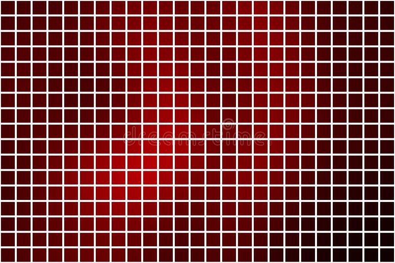Deep Burgundy Red Square Mosaic Background Over White Stock Vector ...