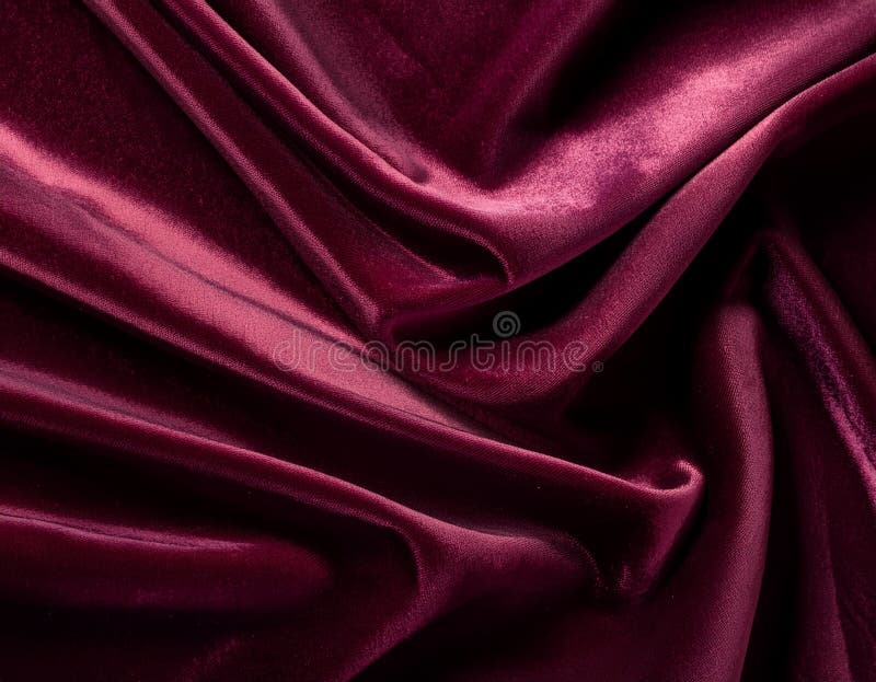 Deep Burgundy Velvet Fabric Texture with a Velvety, Soft Surface Stock ...