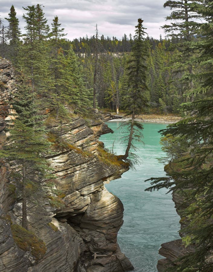 Deep canyon stock photo. Image of rock, lake, forest - 64288726