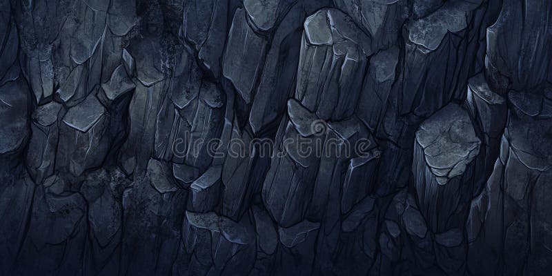 Deep Cavern Stone Background with Layered Rock Walls, Textured and ...