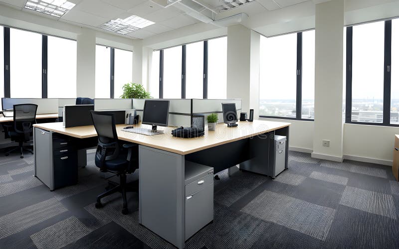 Deep Clean Environment Mini Work Office Indoor Interior by Minimalist ...