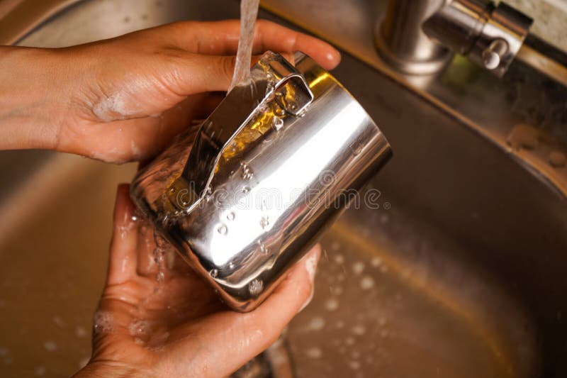 For Deep Cleaning, Pitchers are Soaked in a Food-grade Sanitizing ...