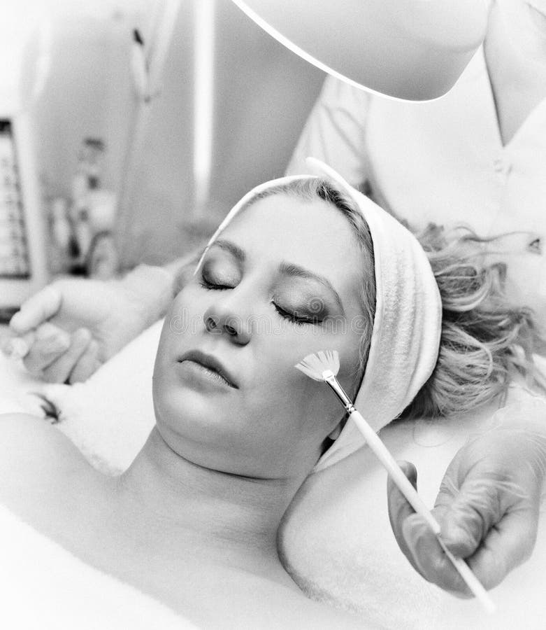 Deep Cleansing at Spa stock image. Image of comfort, fresh - 38077621