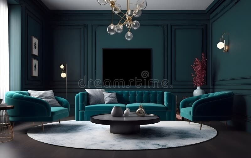 Deep Color Designed Home Interior, Neural Network Generated ...