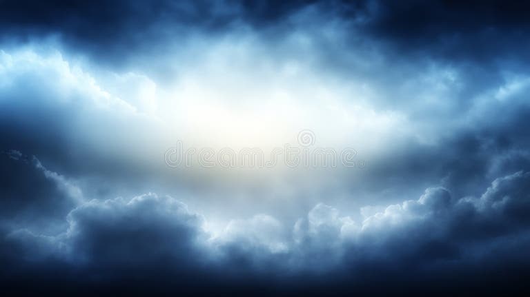 A Deep Contrast Visual Effect is Created by a Dark Blue and White ...