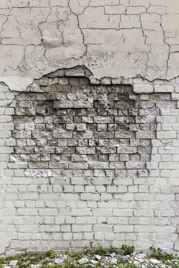 Hole in wall stock image. Image of concept, building - 158229333