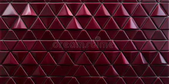 Deep Crimson Background with a High-tech Triangular Block Pattern. the ...