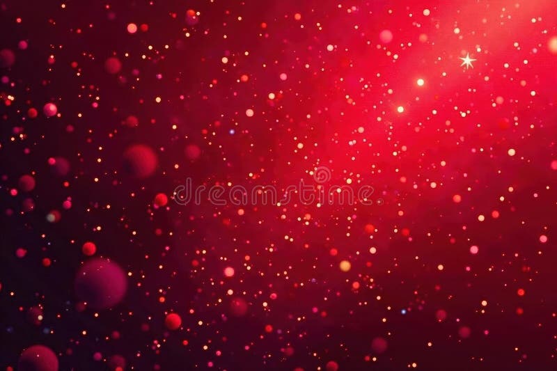 Deep Crimson Canvas, Scattered Starbursts, Subtle Sparkle , Sparkle ...