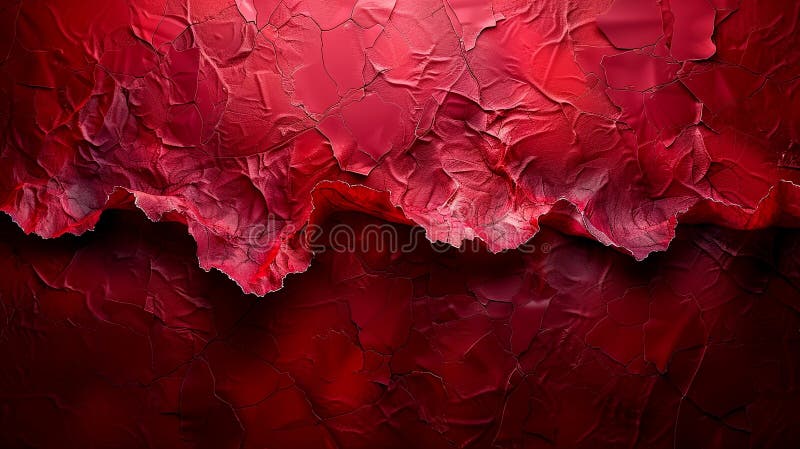 Textured Red Layers Create a Striking Visual Display of Color and Form ...