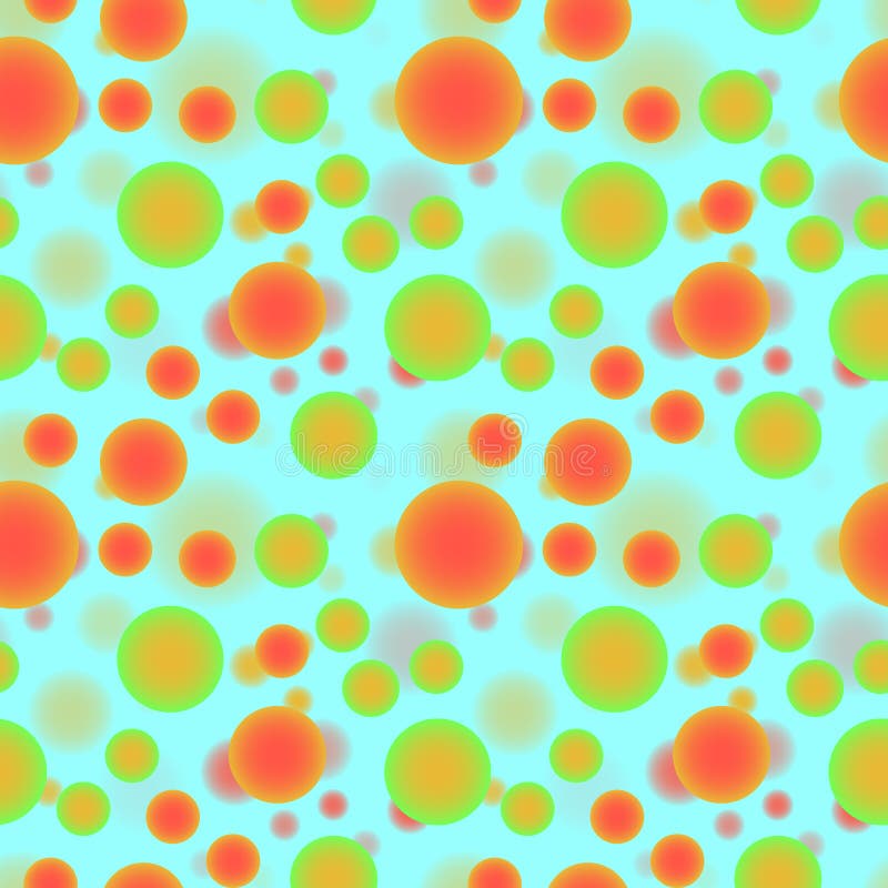 Deep 3d Sphere Particles Seamless Pattern Stock Vector - Illustration ...