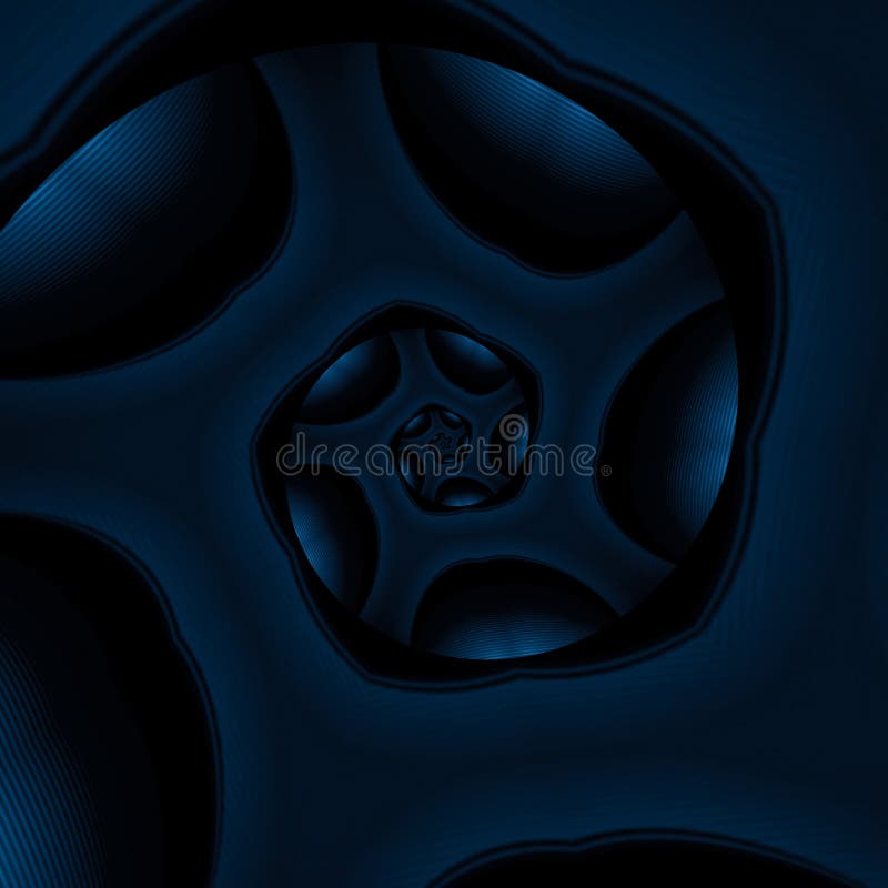 Deep Dark Blue Shades Blurs Shapes Abstract Backgrounds Stock ...