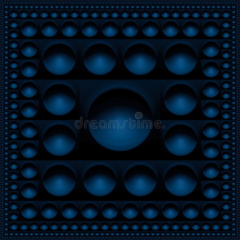 Deep Dark Blue Shades Blurs Shapes Abstract Backgrounds Stock ...