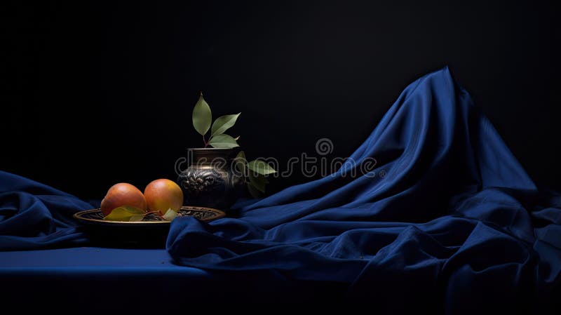 Deep Dark Navy Blue Background Stock Illustration - Illustration of ...