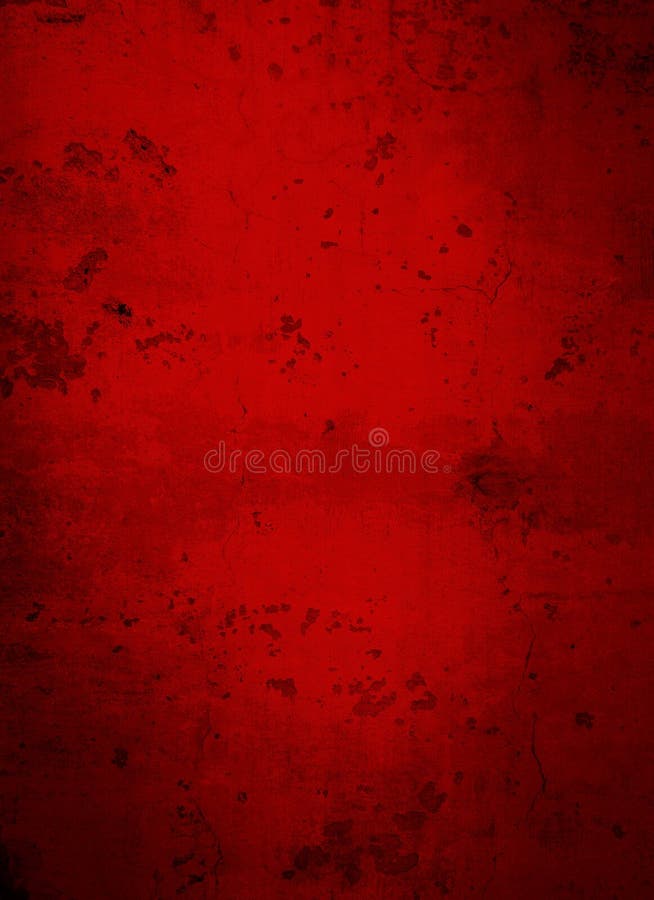 Deep Dark Red Concrete Grunge Background Stock Illustration ...