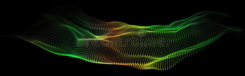 Deep Data As Part of Big Data. Point Wave Ui Hud Stock Vector ...