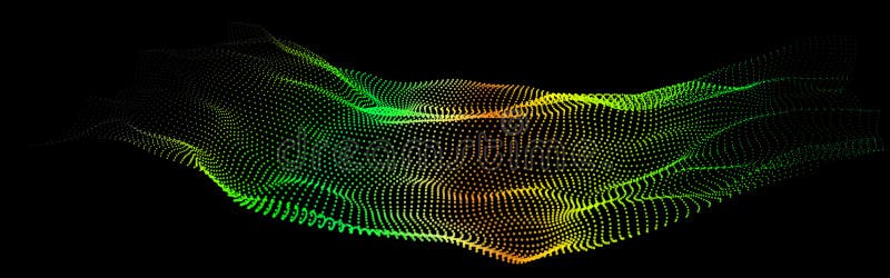 Deep Data As Part of Big Data. Point Wave Ui Hud Stock Vector ...