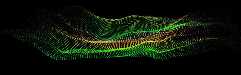 Deep Data As Part of Big Data. Point Wave Ui Hud Stock Vector ...