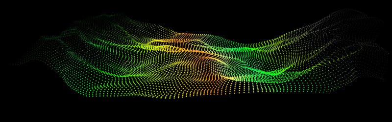 Deep Data As Part of Big Data. Point Wave Ui Hud Stock Vector ...