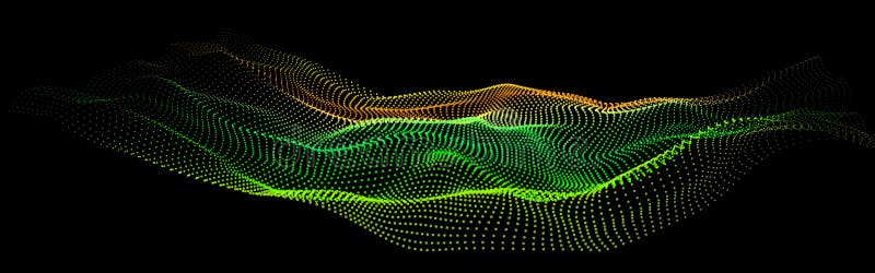 Deep Data As Part of Big Data. Point Wave Ui Hud Stock Vector ...