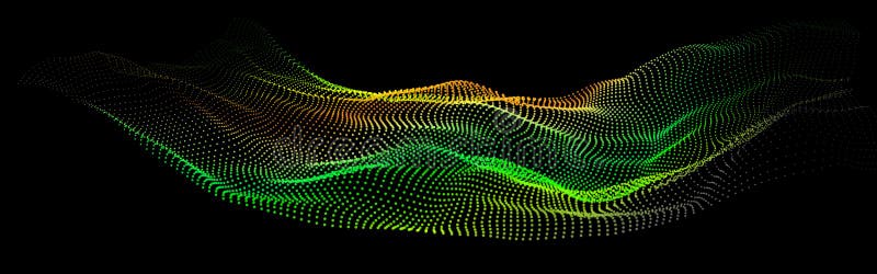 Deep Data As Part of Big Data. Point Wave Ui Hud Stock Vector ...