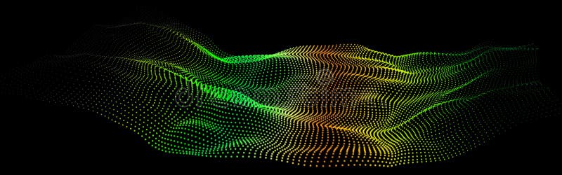 Deep Data As Part of Big Data. Point Wave Ui Hud Stock Vector ...