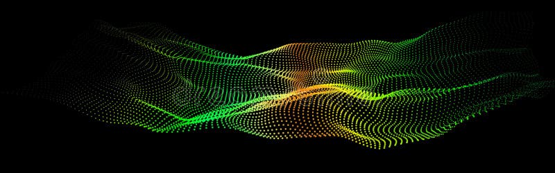 Deep Data As Part of Big Data. Point Wave Ui Hud Stock Vector ...