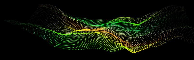 Deep Data As Part of Big Data. Point Wave Ui Hud Stock Vector ...