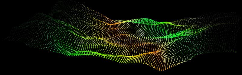 Deep Data As Part of Big Data. Point Wave Ui Hud Stock Vector ...