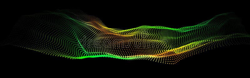 Deep Data As Part of Big Data. Point Wave Ui Hud Stock Vector ...