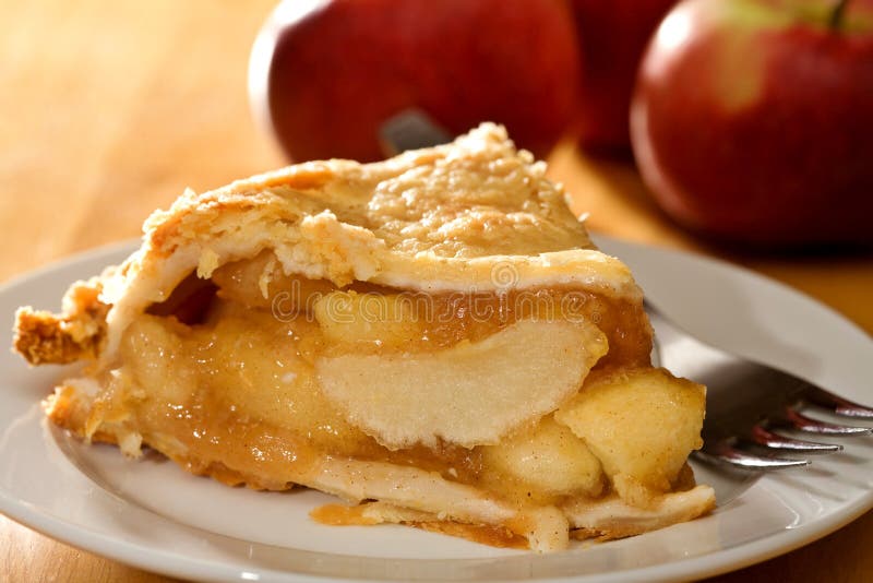 Deep Dish Apple Pie stock image. Image of seasonal, dish - 24341337