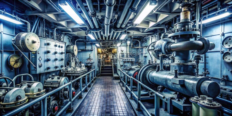 A Deep Dive into the Intricate Machinery of a Navy Ships Engine Room ...