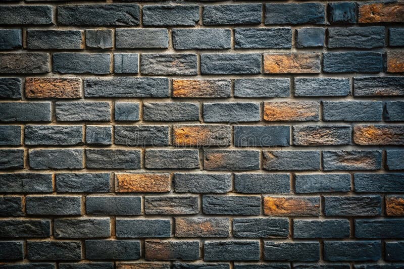 A Deep Dive into the Textural Nuances of a Dark Gray Brick Wall ...