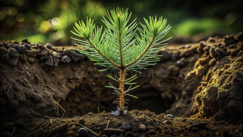 A Deep Dive into a Young Pine Trees Underground World a HyperDetailed ...