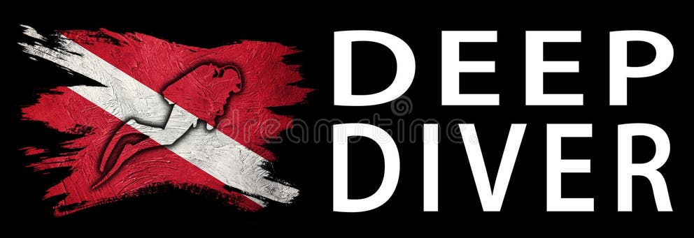 Deep Diver, Diver Down Flag, Scuba Flag Stock Photo - Image of aquatics ...