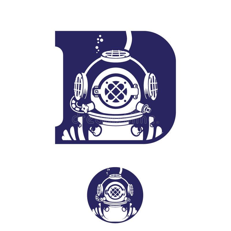 Deep Sea Diver Background stock vector. Illustration of depth - 11308201