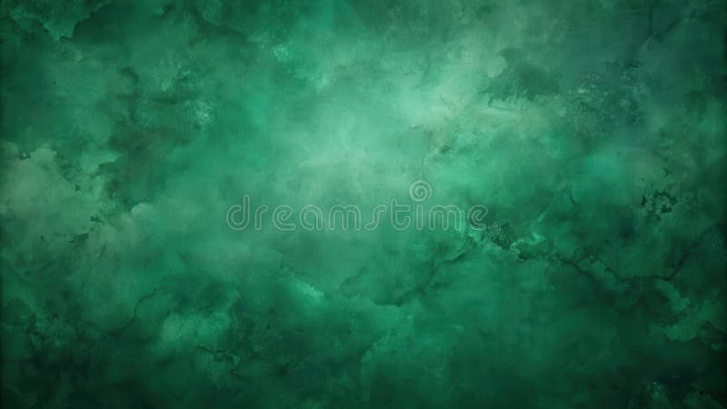 Deep Emerald Abstract Watercolor Background Texture for Design Projects ...