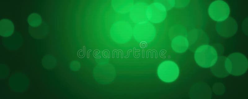 Deep Emerald Green Backdrop, Glowing Bokeh Lights, Background, Screen ...