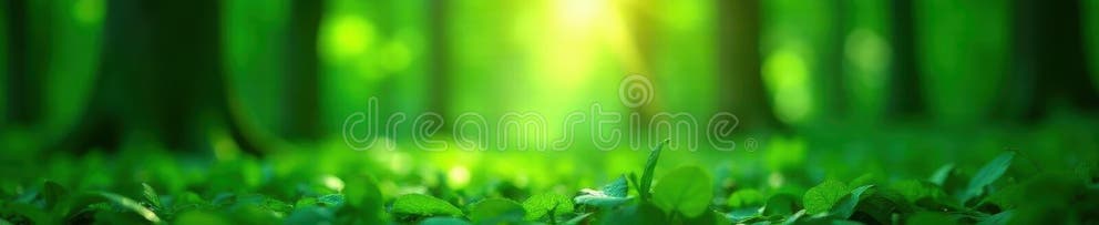 Deep Emerald Green Bokeh, Sunlit Forest Scene, Light, Scenic, Sunlit ...