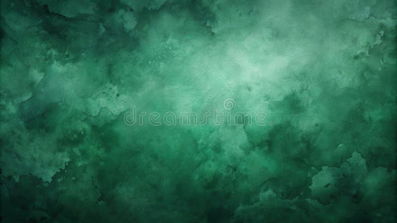 Deep Emerald Watercolor Texture Abstract Background for Design Projects ...