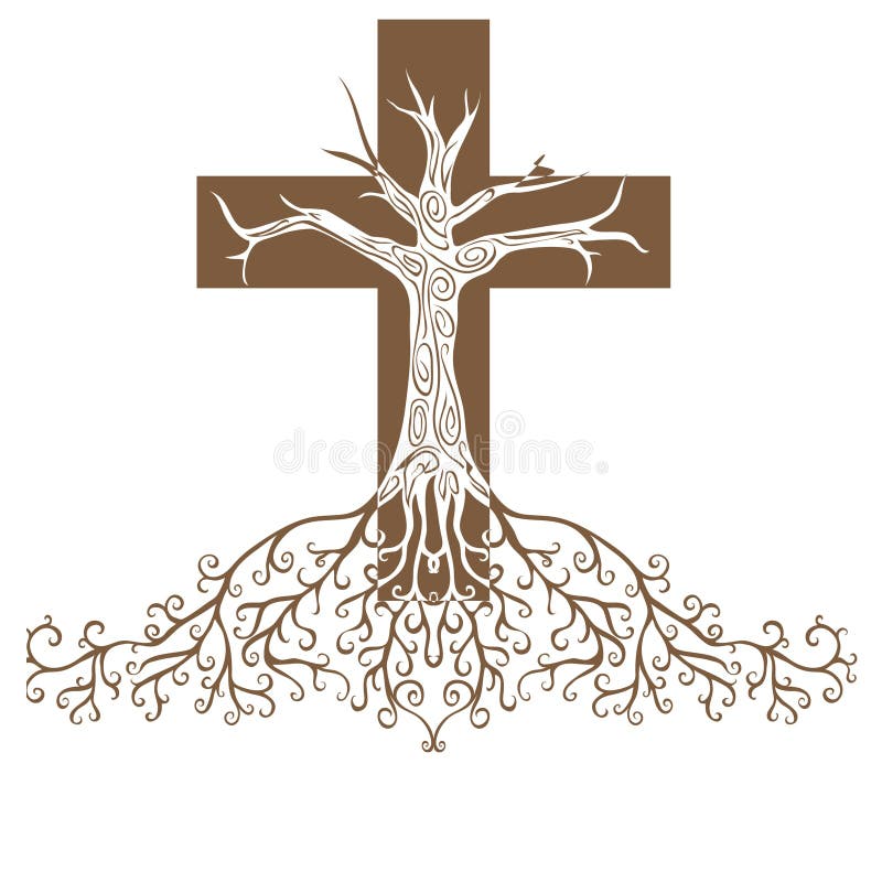 Rooted Cross Stock Illustrations – 107 Rooted Cross Stock Illustrations ...