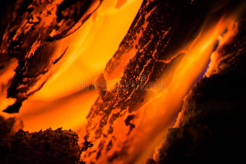 Deep in the fire stock image. Image of jiskry, wooden - 114858619